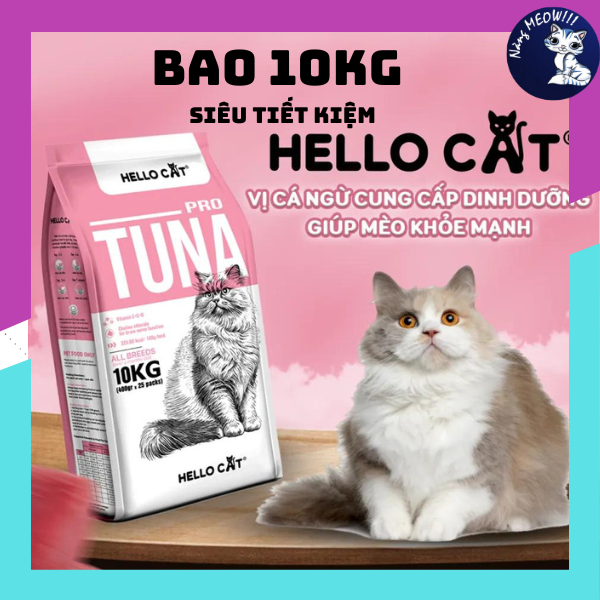 [10KG] Hạt Hello Cat 10Kg Thức ăn Hạt cho Mèo | Shopee Việt Nam
