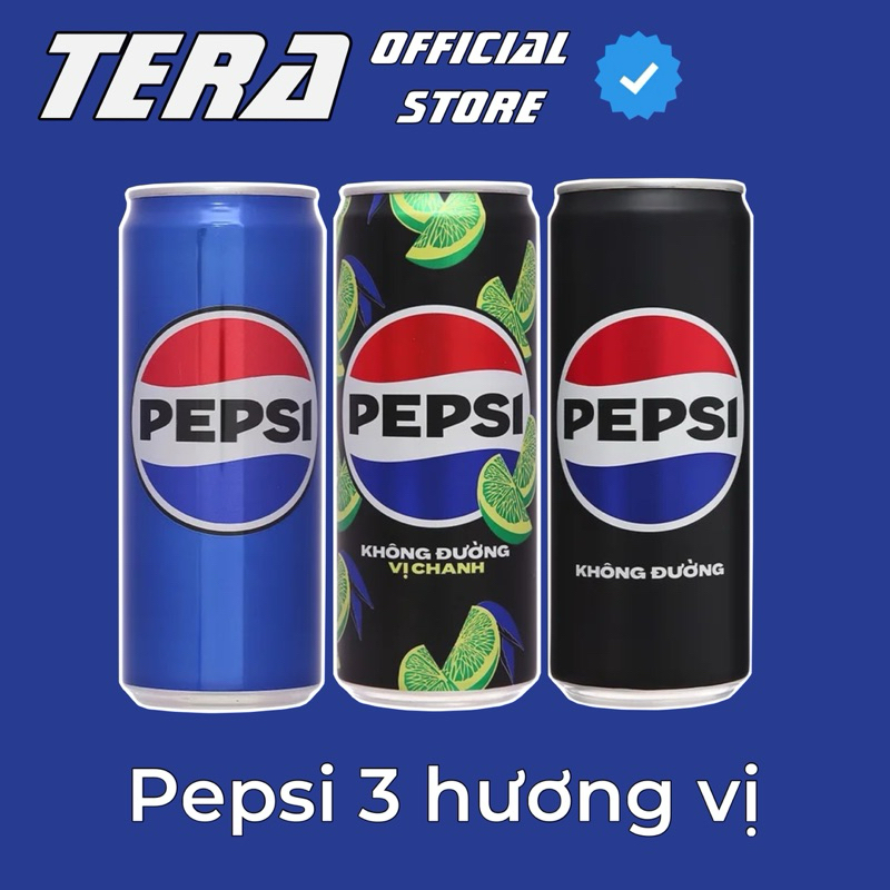 Nước ngọt Pepsi 3 hương vị lon 320ml [CHÍNH HÃNG] | Shopee Việt Nam