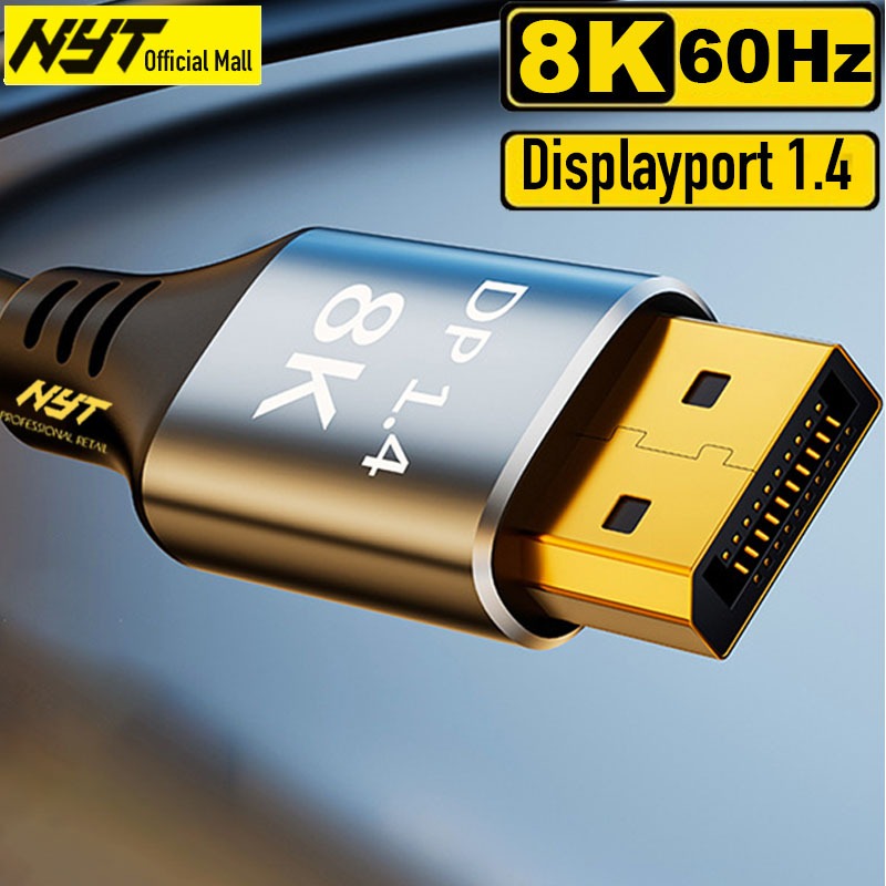 Cáp Displayport Chuẩn 1.4 Hỗ Trợ 8K 60Hz Dài Từ 1m - 5m Đầu Hợp Kim ...