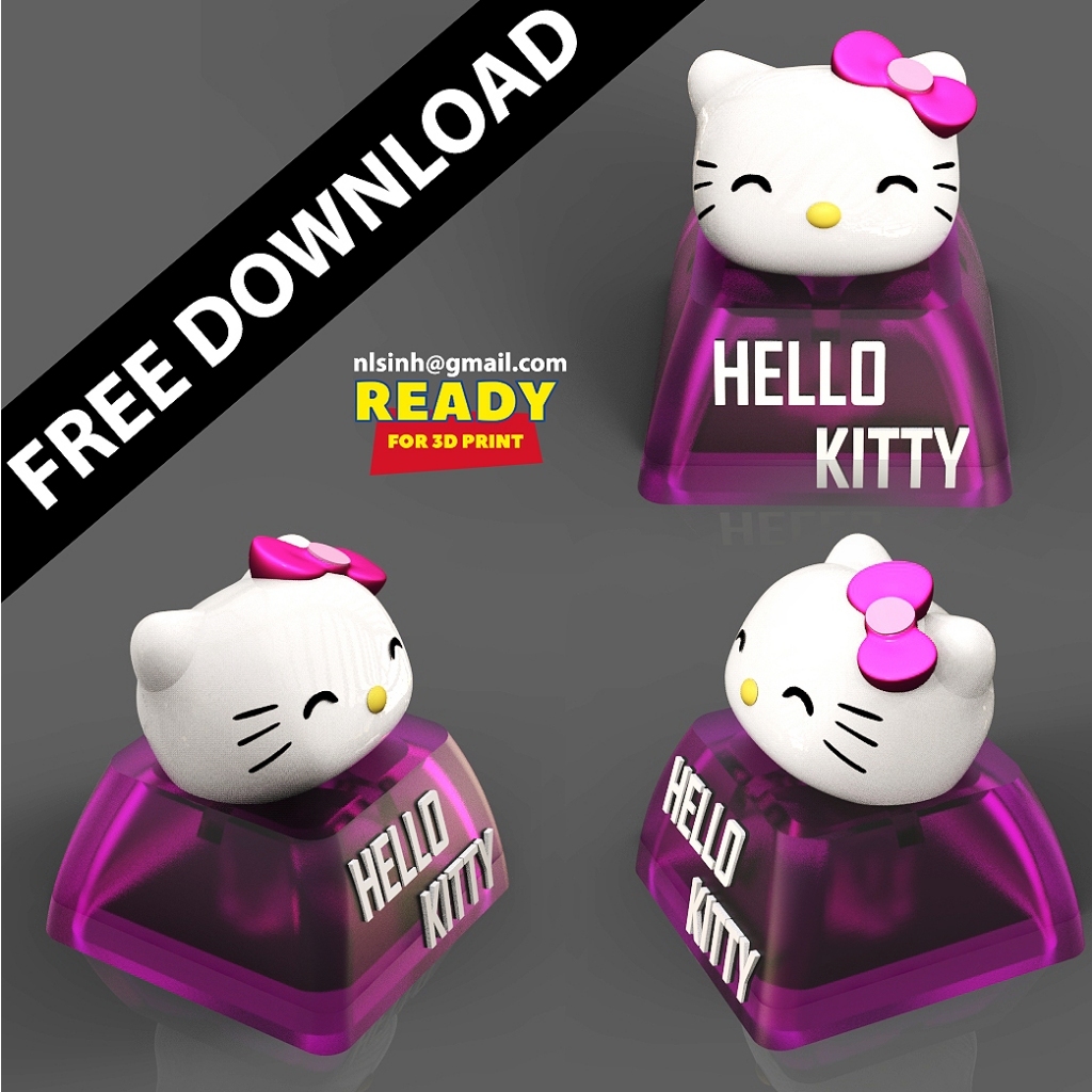 Keycap Hello Kitty | Shopee Việt Nam