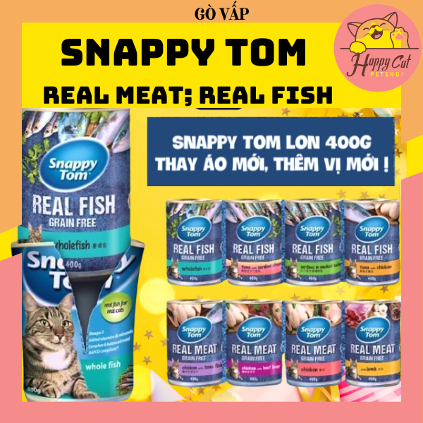 Pate Snappy Tom Lon 400Gr Siêu Thịt Cá Cho Mèo | Shopee Việt Nam