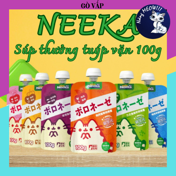 Súp Thưởng Nắp Vặn Nekka 100G - Súp Dinh Dưỡng cho Mèo - Nàng meow ...
