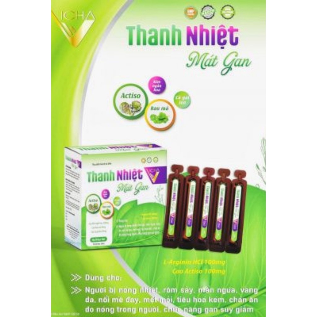 Hỗ trợ tăng cường chức năng gan, giảm tình trạng nóng trong người Thanh ...