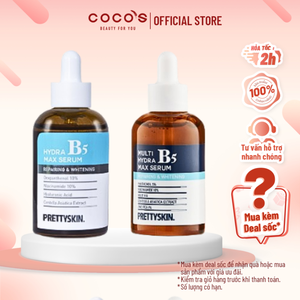 Tinh Chất Serum B5 Pretty Skin Hydra B5 Max Serum, Serum Phục Hồi, Serum Cấp Ẩm, Serum Dưỡng ...