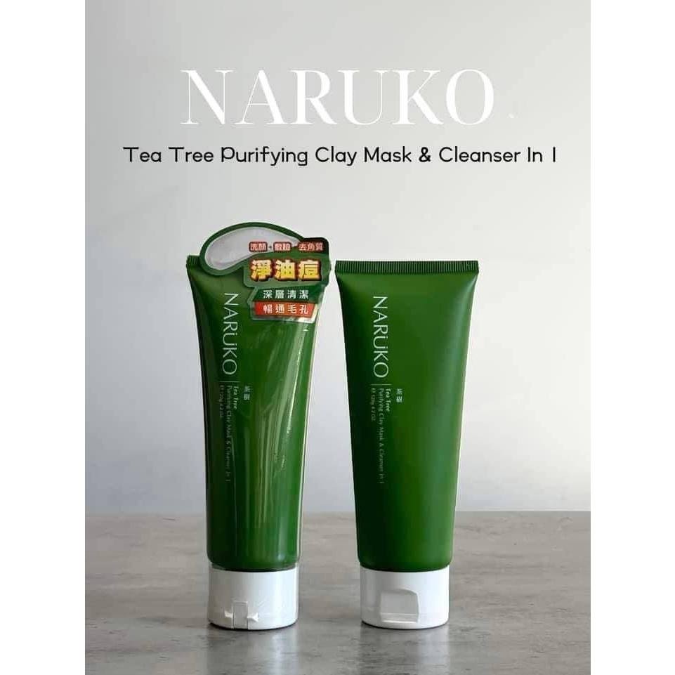 Sữa rửa mặt dạng bùn Naruko trà tràm Tea Tree Purifying Clay Mask and ...