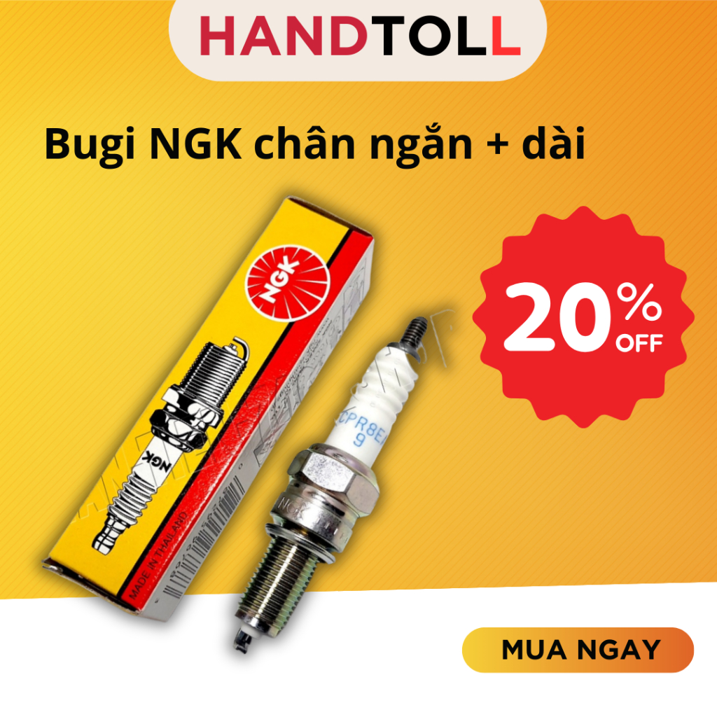 Bugi NGK HANDTOOL Xe Dream Wave C5 chân ngắn $ C9 chân dài (Chính Hãng ...