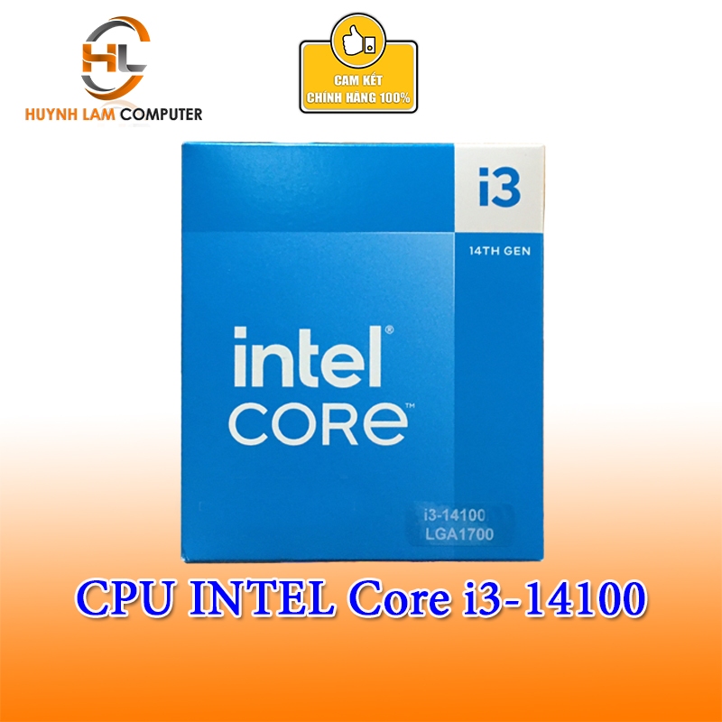 CPU Intel Core i3 14100 Socket 1700 - New Box Chính hãng | Shopee Việt Nam