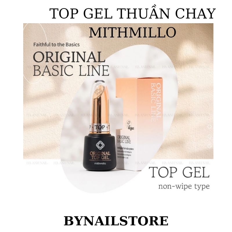 [Mithmillo] Sơn gel top thuần chay Hàn phù hợp da nhạy cảm (1pcs) | Shopee Việt Nam