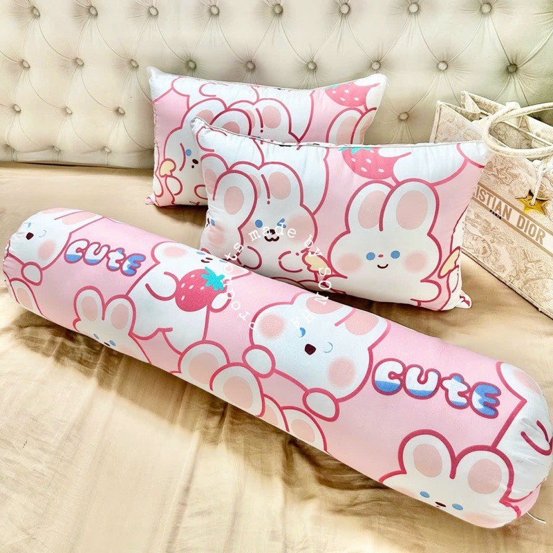 Vỏ gối ôm, bao gối ôm cottonpoly kích thước 35x100cm | Shopee Việt Nam
