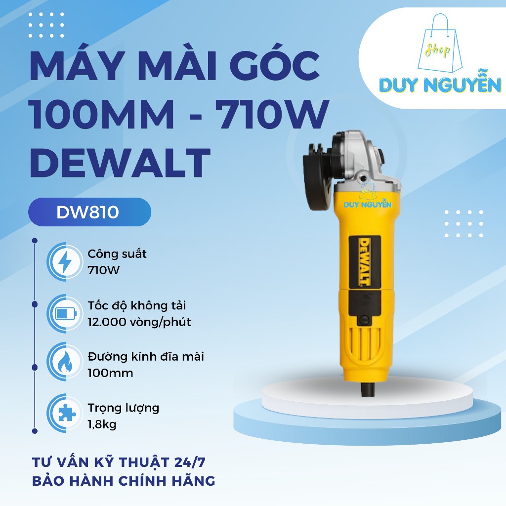 Máy mài DEWALT DW810B-B1 - DW820-B1 ( 100mm ) 710W | Shopee Việt Nam