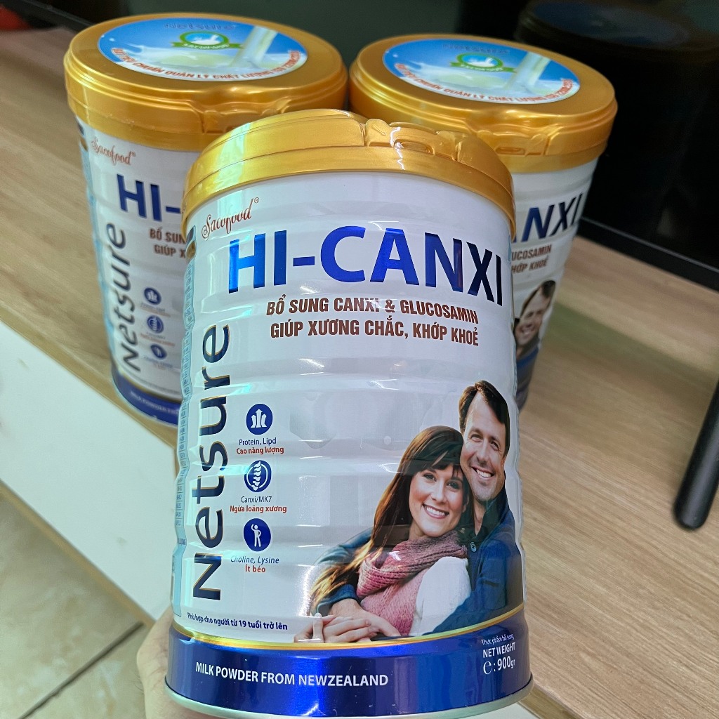 Sữa hi canxi cho người lớn Netsure Hi-canxi lon 900g | Shopee Việt Nam