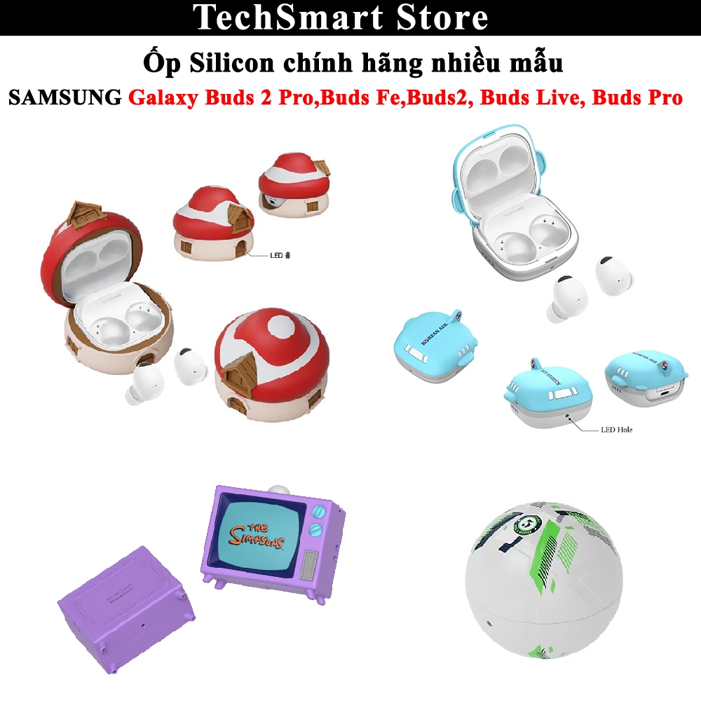 Ốp bảo vệ tai nghe chính hãng dành cho Samsung Galaxy Buds 2 Pro,Buds ...