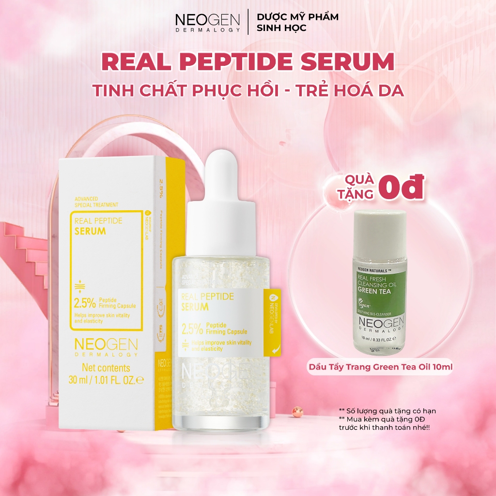 Serum Phục Hồi Trẻ Hoá Da 2,5% Peptide Sinh Học Neogen Dermalogy Real ...