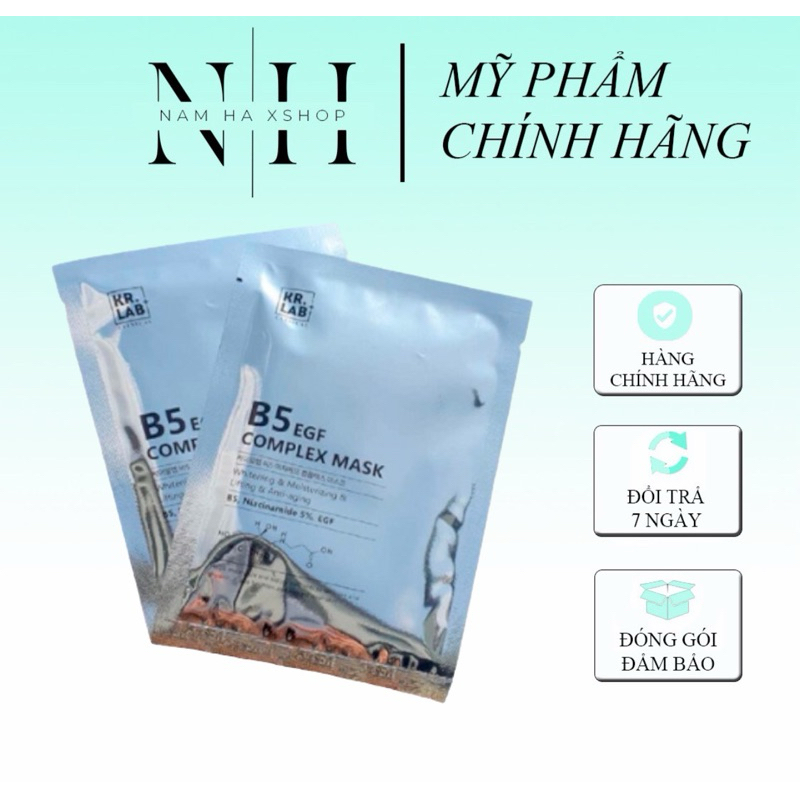 Mặt nạ phục hồi dưỡng trắng da, cấp ẩm cho da B5 EGF Complex Mask KR ...