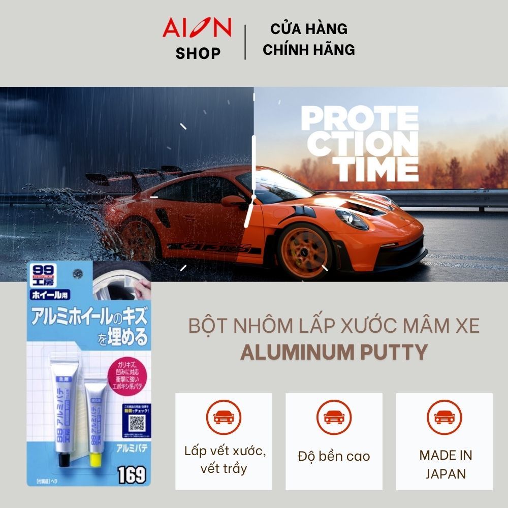 Matit nhôm Lấp Vết Lõm Sâu Và Trầy Xước Mâm Xe Aluminium Putty B-169 ...