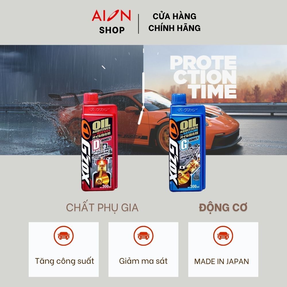 Chất Phụ Gia Dành Cho Động Cơ Xăng, Động cơ dầu 300ml E-59 E-60 G'Zox | Soft99 300ml | Shopee ...