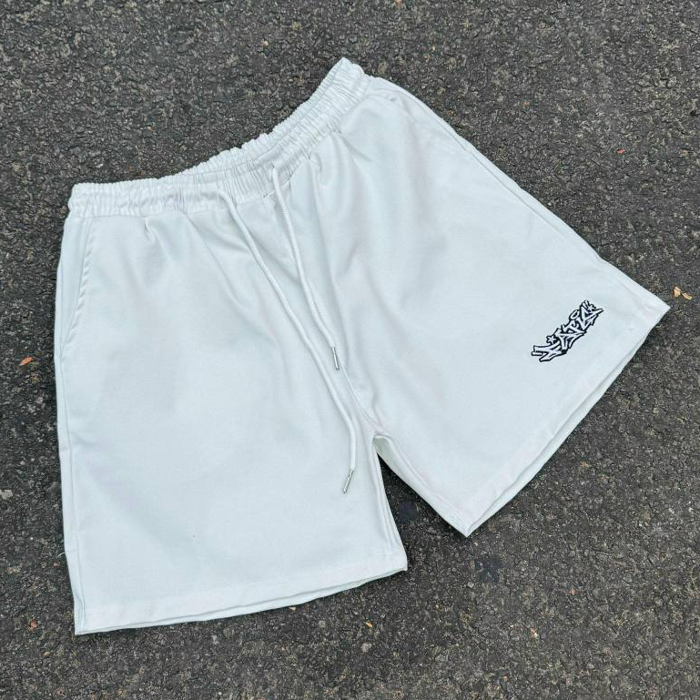 Quần short trên gối Fafic studio hình thêu graphic 01 chất kaki cotton ...
