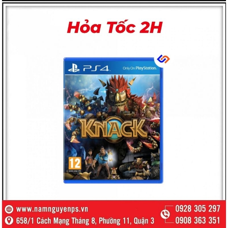 Đĩa Game PS4 | Knack 1 (Game Đi Cảnh Phối Hợp 1-2 Players) | Shopee Việt Nam
