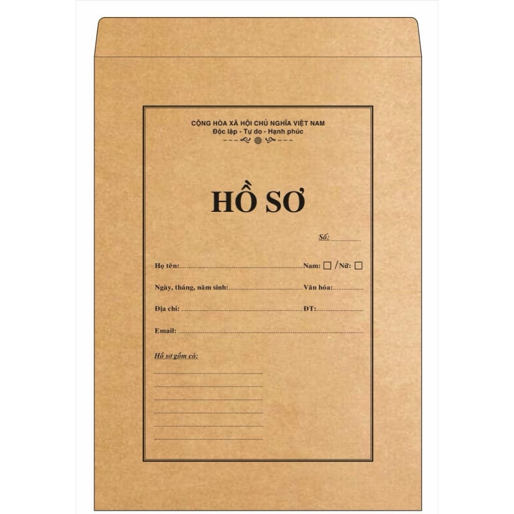 XẤP 100 CÁI BÌA HỒ SƠ XIN VIỆC MÀU NÂU, CHẤT LIỆU CAO CẤP, DÀY | Shopee ...