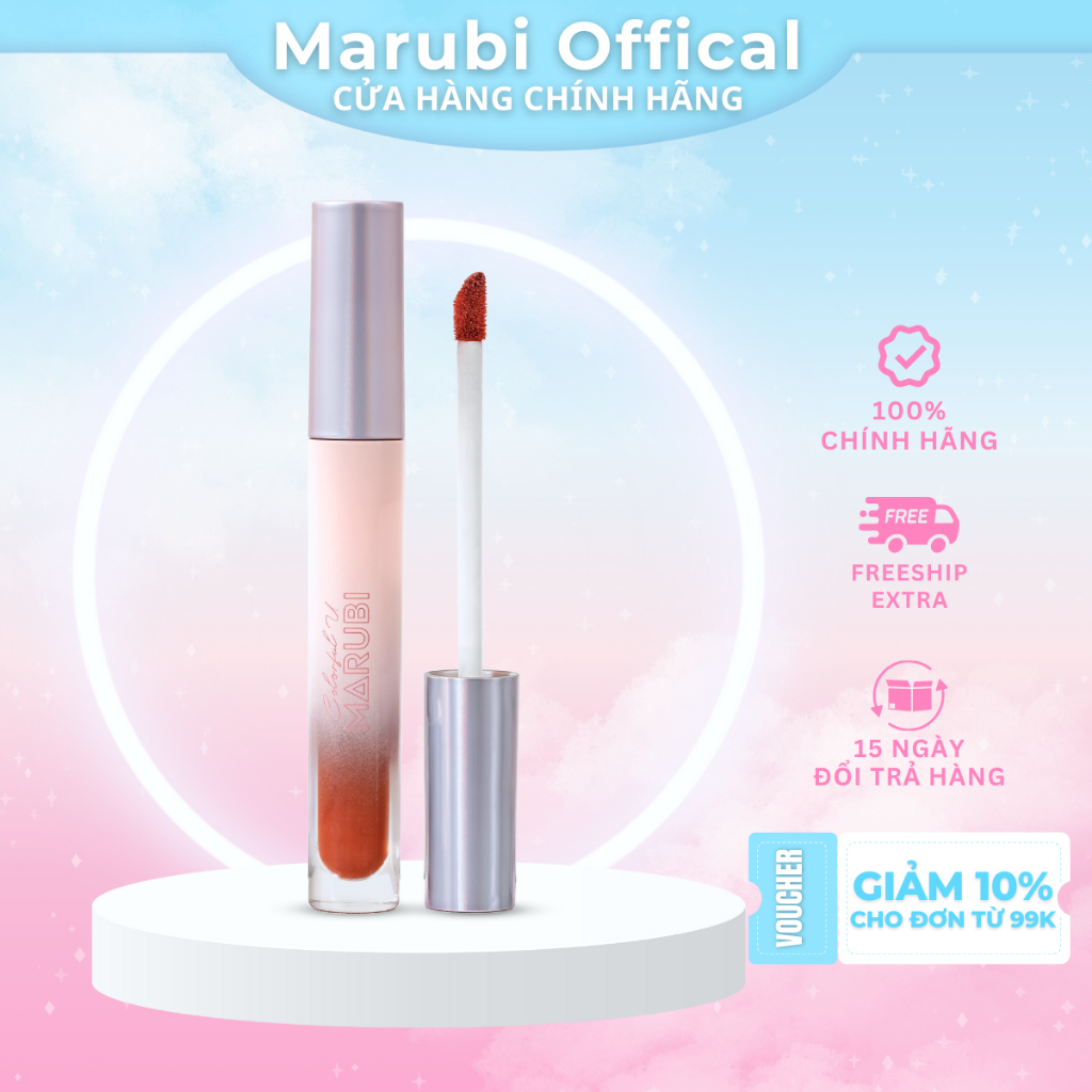 Son kem lâu trôi Marubi Vitamin E bóng mềm môi 2,8gr | Shopee Việt Nam