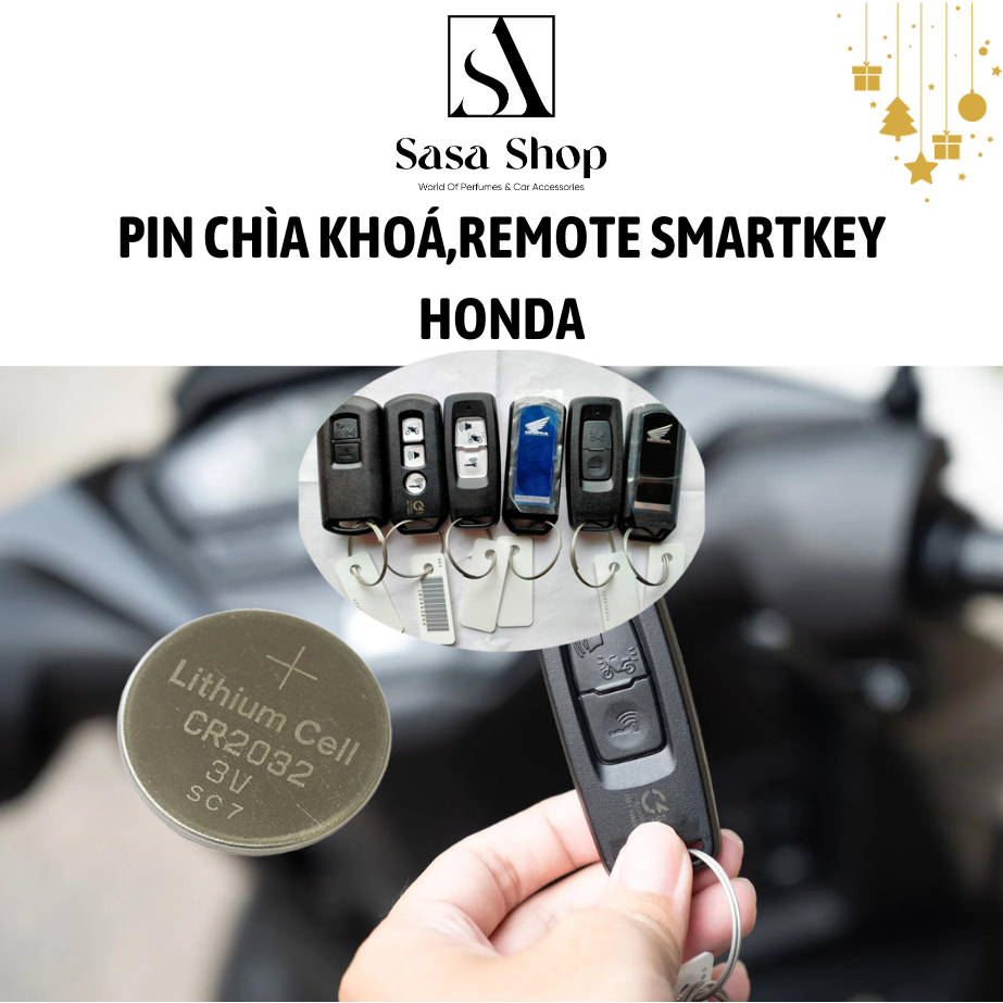 Pin Chìa Khoá Smartkey Honda Remote SH, VISION, AIRBLADE, LEAD, SH MODE ...