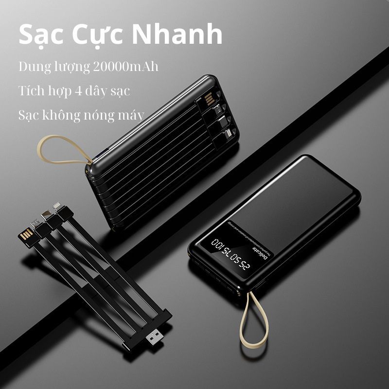 [Chính hãng] Sạc Dự Phòng Cực Nhanh TZ08 dung lượng 20000mAh, Tích Hợp ...