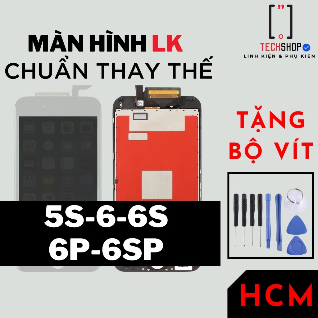 (Tặng vít) Bộ màn hình chuẩn tương thích cho 5S/6/6S/6P/6SP | Shopee Việt Nam