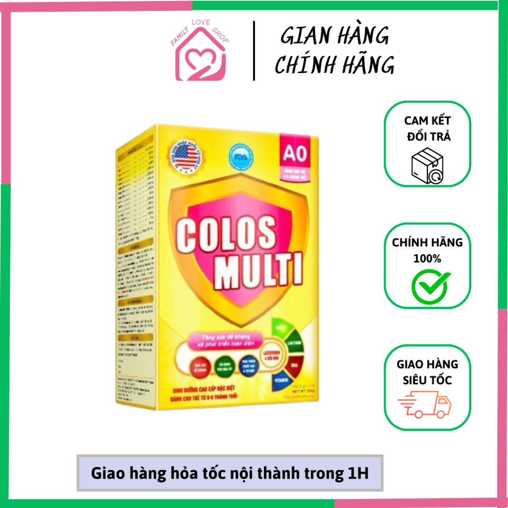 Sữa non Colos Multi A0 hộp 350g chính hãng ( 25 túi x 14gr) - Chuyên ...