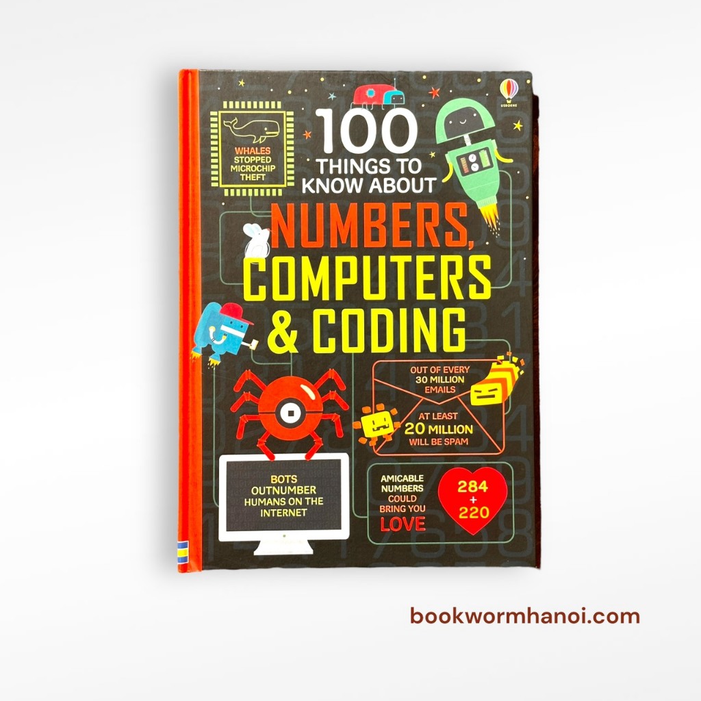 Sách - 100 Things to Know about Numbers Computers & Coding | Shopee ...