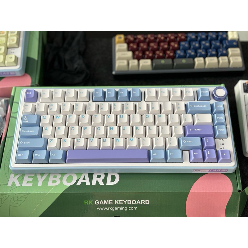 Bàn phím cơ royal kludge rk r75/ M75 pro 3 mode, led rgb, hostswap Bh12 ...