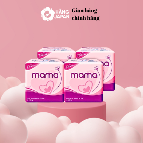 Băng vệ sinh Diana Mama 12 miếng dùng cho bà mẹ sau khi sinh - bề mặt ...
