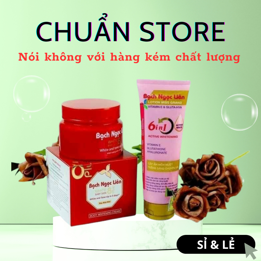 Combo Kem Body Bạch Ngọc Liên Đỏ 150g + Lotion Miss Grand 6in1 120g ...