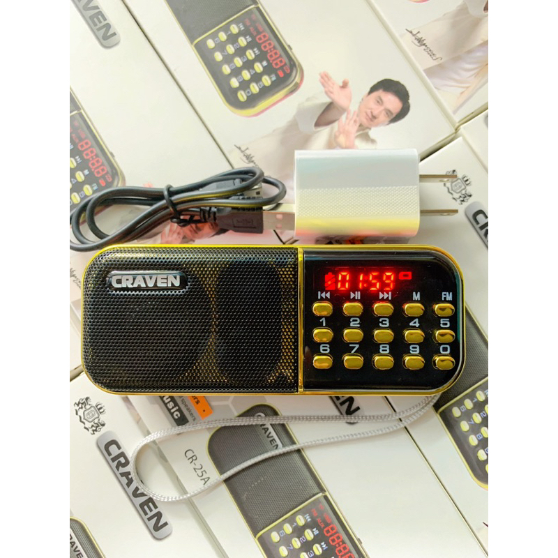 MÁY CRAVEN CR-25A NIỆM PHẬT -NGHE KINH PHÁP CHẤT LƯỢNG CAO | Shopee ...