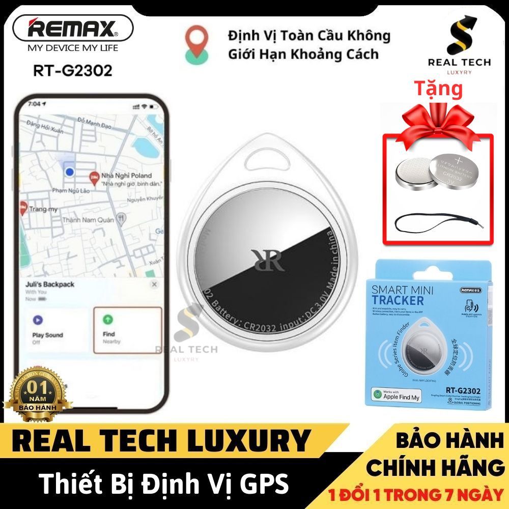 Định Vị GPS siêu nhỏ DropTag Remax RT G2302 Cho Xe Máy , Ô tô ,Thú Cưng , trẻ em kết nối điện ...