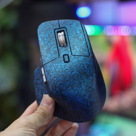 Skin dán Logitech MX Master 3, 3s mẫu Car Graffiti xanh dương | Film 3M ...