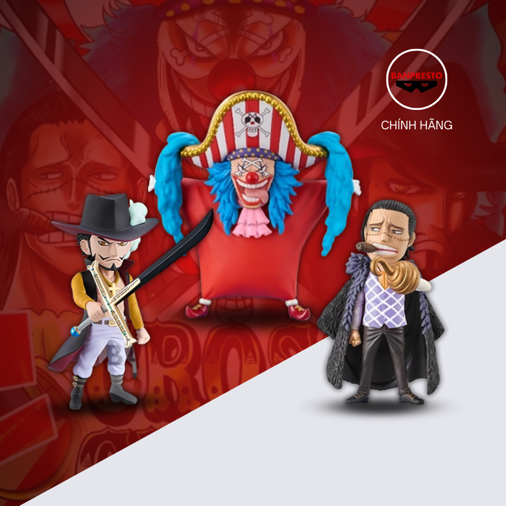 WCF CROSS GUILD - BUGGY - MIHAWK - CROCODILE | MÔ HÌNH WCF ONE PIECE ...