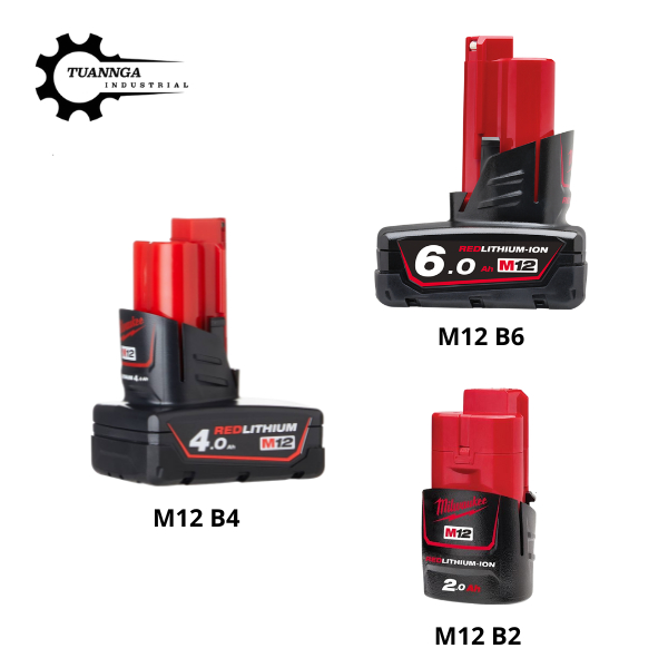 Chính Hãng Milwaukee M12 2V 2ah, 4ah, 6ah / Bảo Hành Đổi Mới Trong Vòng ...
