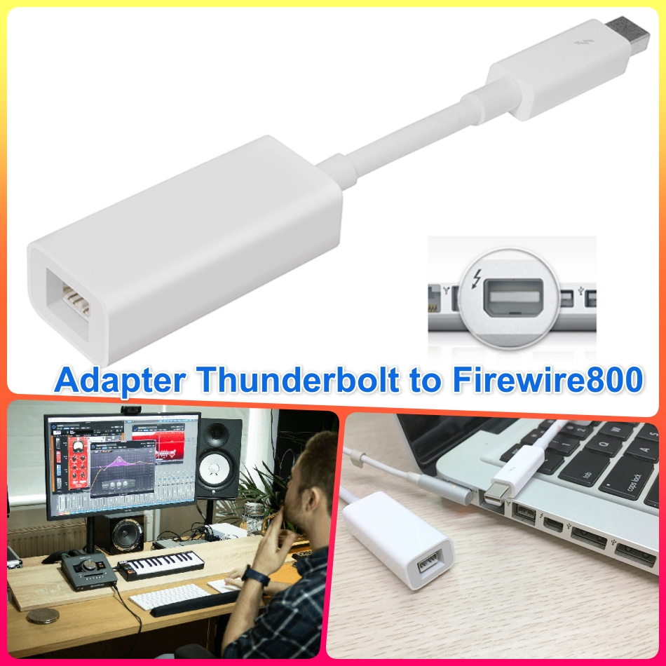 Cáp chuyển đổi Thunderbolt sang Firewire 800 MD464 1394B cho Sound card ...