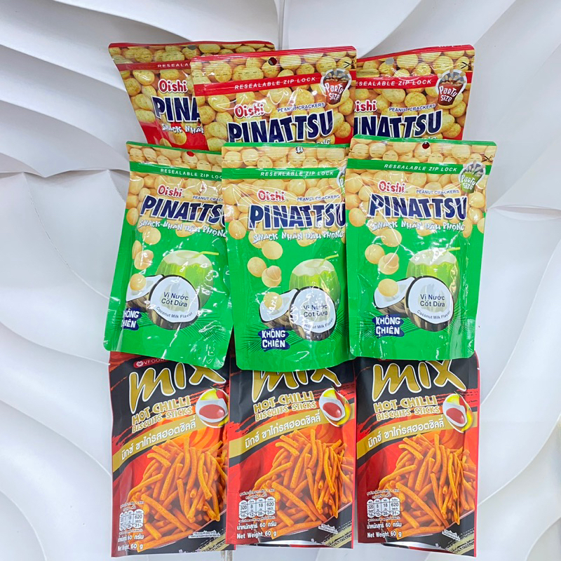 Đậu phộng PINATTSU OISHI - Snack nhân đậu phộng rang không dầu vị nước ...