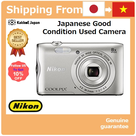 [Japan Used Camera] Nikon Digital Camera COOLPIX A300 8x Optical Zoom 20.05 million pixels ...
