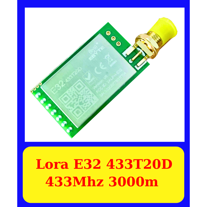 Module RF SX1278 Lora E32 433T20D 433Mhz 3000m | Shopee Việt Nam
