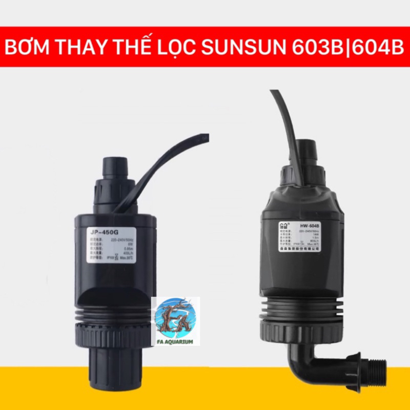 Máy bơm thay thế lọc sunsun 602/603/604B | Shopee Việt Nam