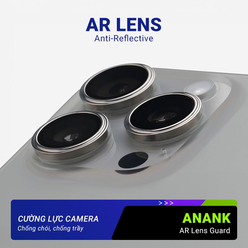 Kính Cường Lực Camera ANANK AR Lens Guard Dùng Cho 15 Serries, Viền ...
