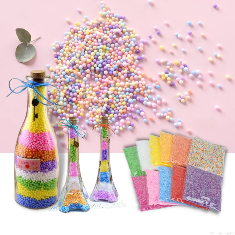 Hạt xốp màu Hạt xốp gói quà Hạt xốp trang trí 3II HOME 100Gr 3mm 5mm ...