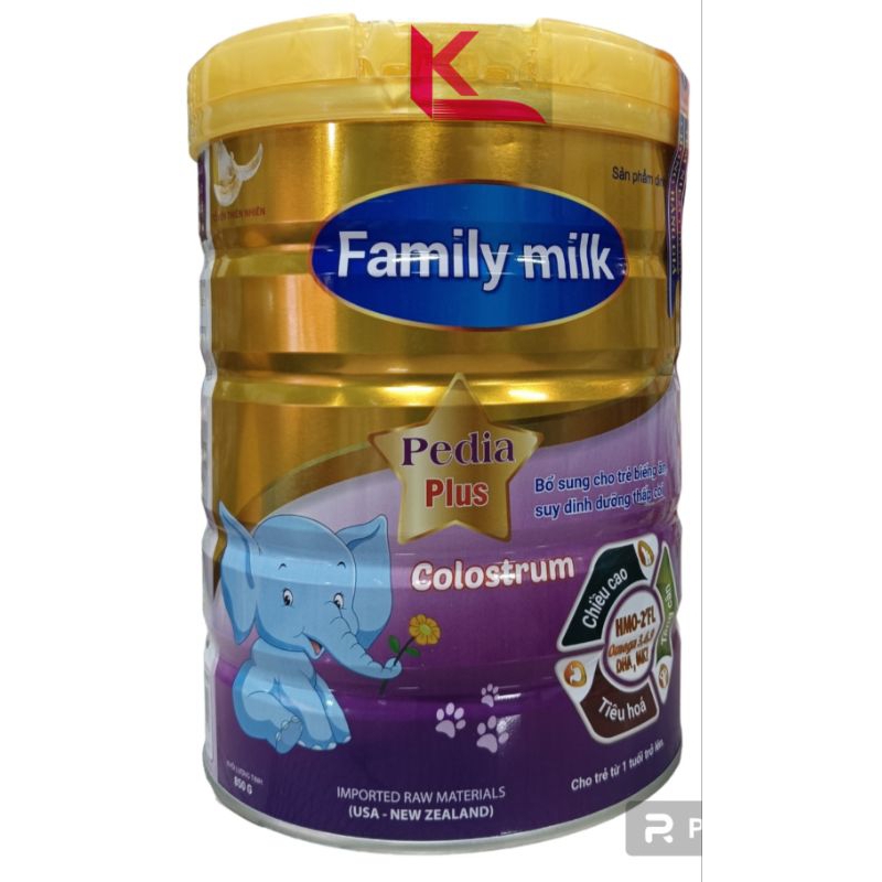 [Tặng kèm Lọ Yến ] Sữa Bột Familymilk Pedia Plus dành cho bé biếng ăn 1 ...