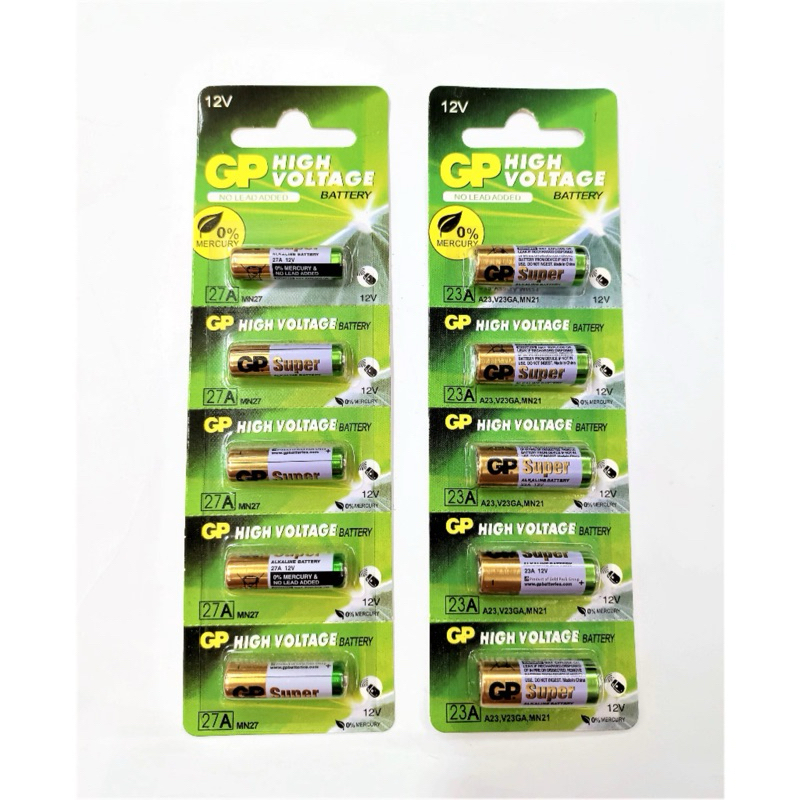Pin A23 / A27 (12v) GP Vỉ 5 Viên | Shopee Việt Nam