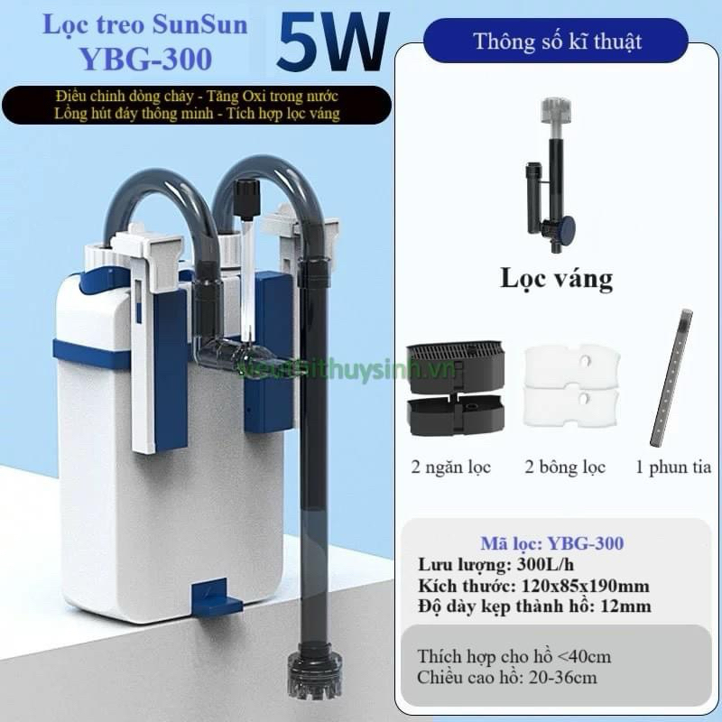 Lọc Treo Sunsun YBG 300 | 400 | 500 | 600 (tặng100gsubtrat đài) lọc ybg ...