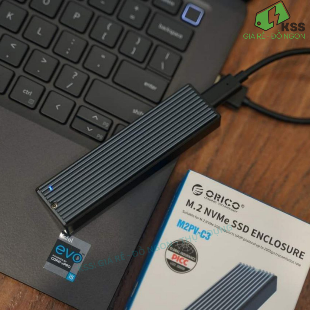 Box SSD M2 NVMe/SATA ORICO Type C |Chuyển M.2 to USB làm ổ cứng di động | M2PV PWM2-G2 PWEM2-G2 ...