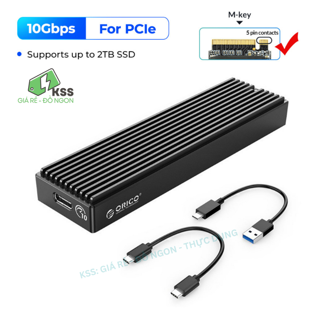 Box SSD M2 NVMe/SATA ORICO Type C |Chuyển M.2 to USB làm ổ cứng di động | M2PV PWM2-G2 PWEM2-G2 ...