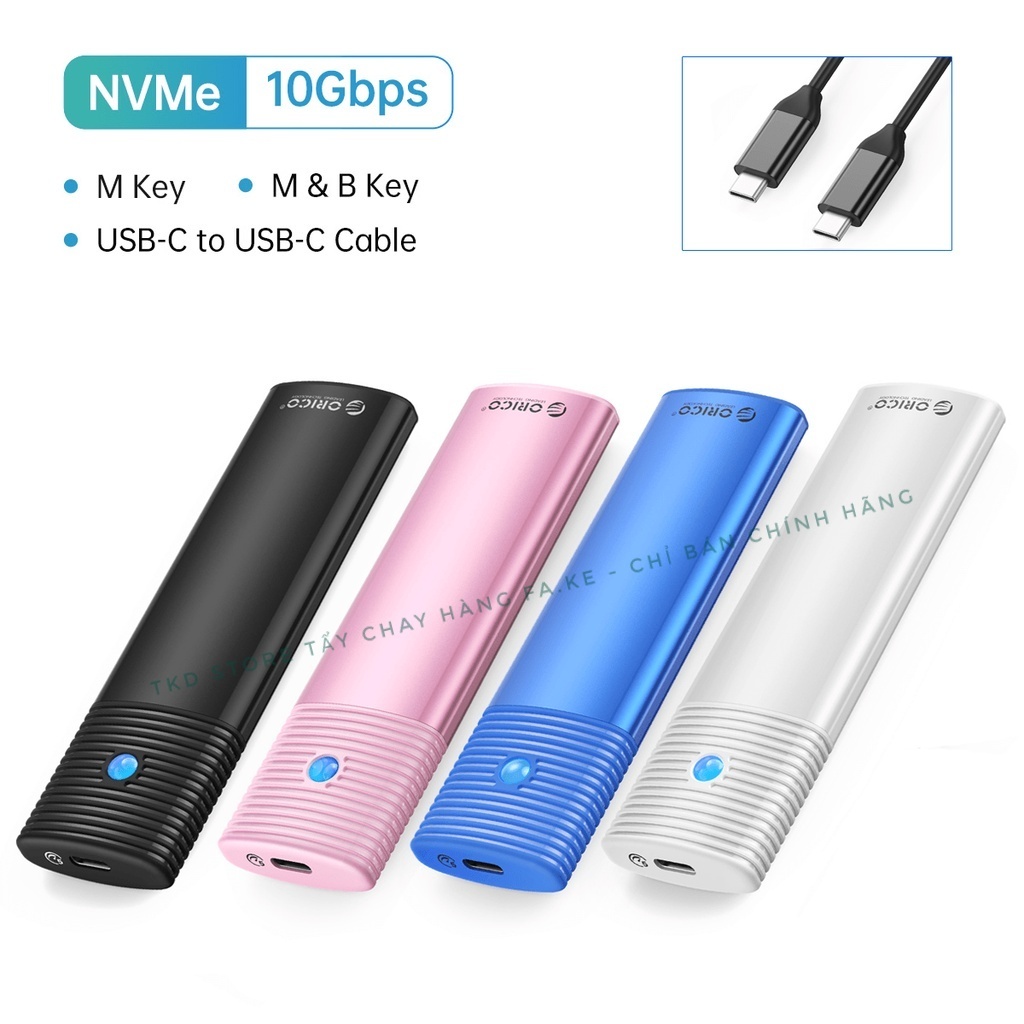 Box SSD M2 NVMe/SATA ORICO Type C |Chuyển M.2 to USB làm ổ cứng di động | M2PV PWM2-G2 PWEM2-G2 ...
